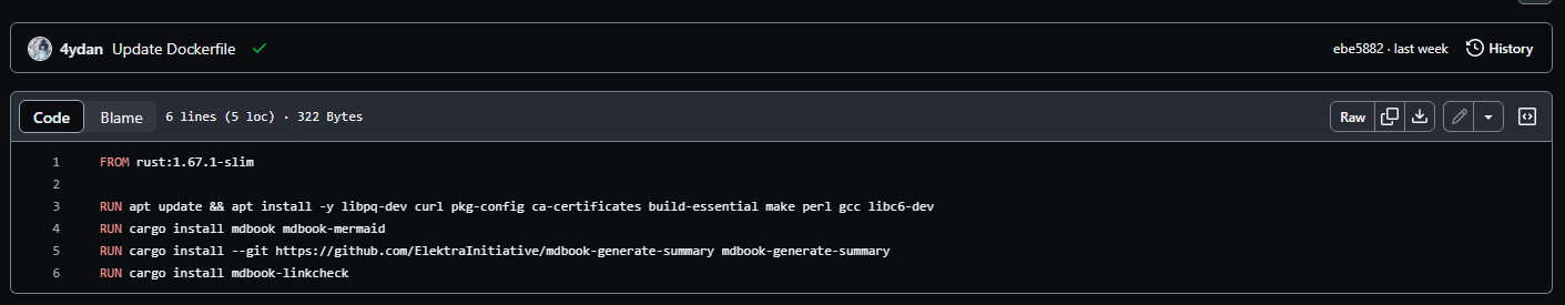 CI: Installing mdbook-generate-summary fails · Issue #655 · ElektraInitiative/PermaplanT · GitHub