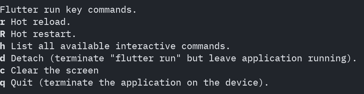 Unable To Issue Key Commands To Flutter Cli Via Fvm · Issue 10141 