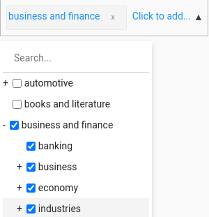 [UI/Frontend, v1.3.0] Parent taxonomy checkbox icon remains the same when child item(s) is ...