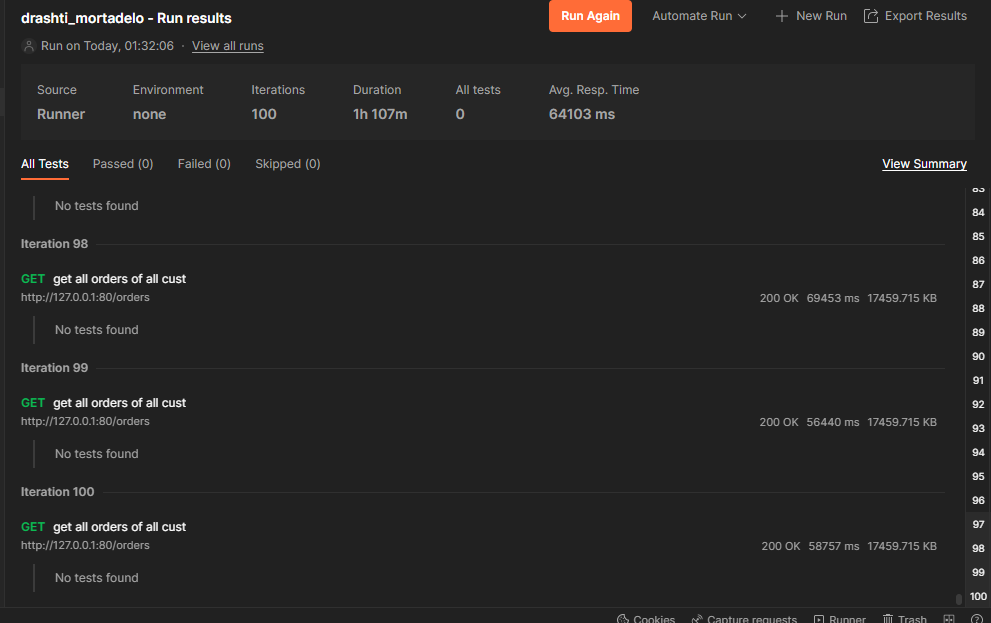 Run Results Time Duration · Issue 11877 · Postmanlabs Postman App Support · Github