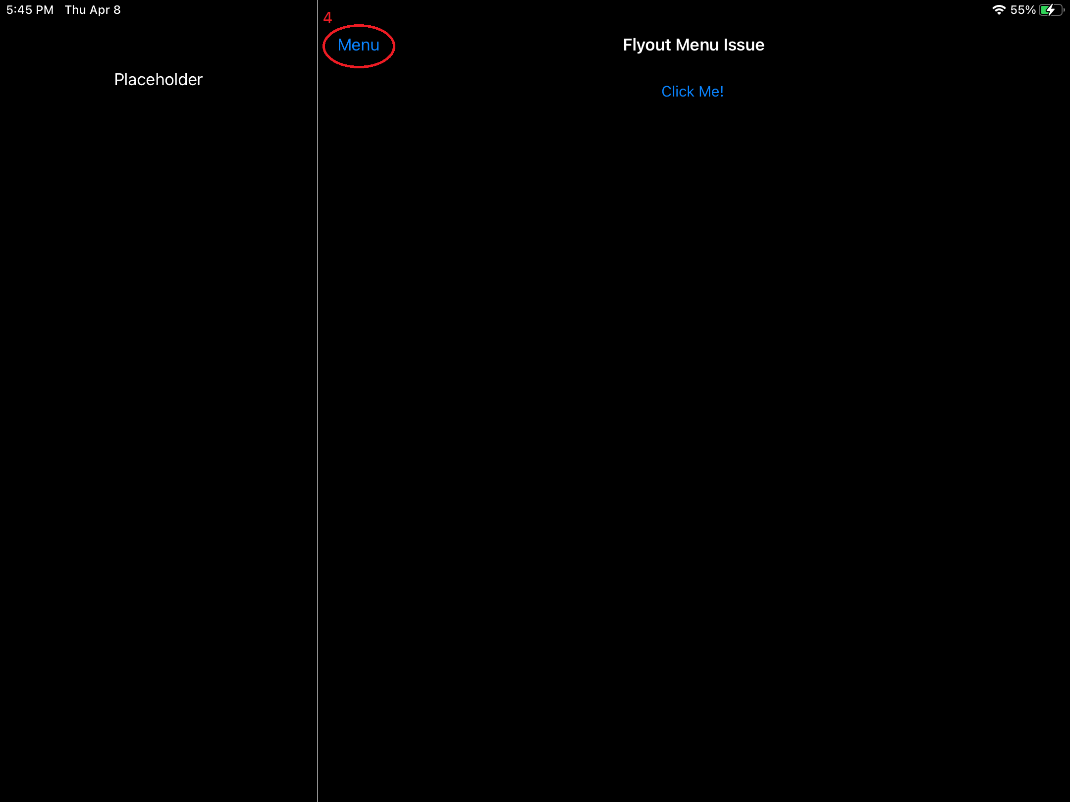 [Bug] FlyoutPage SplitOnLandscape crash on iPads · Issue #14129 · xamarin/Xamarin.Forms · GitHub