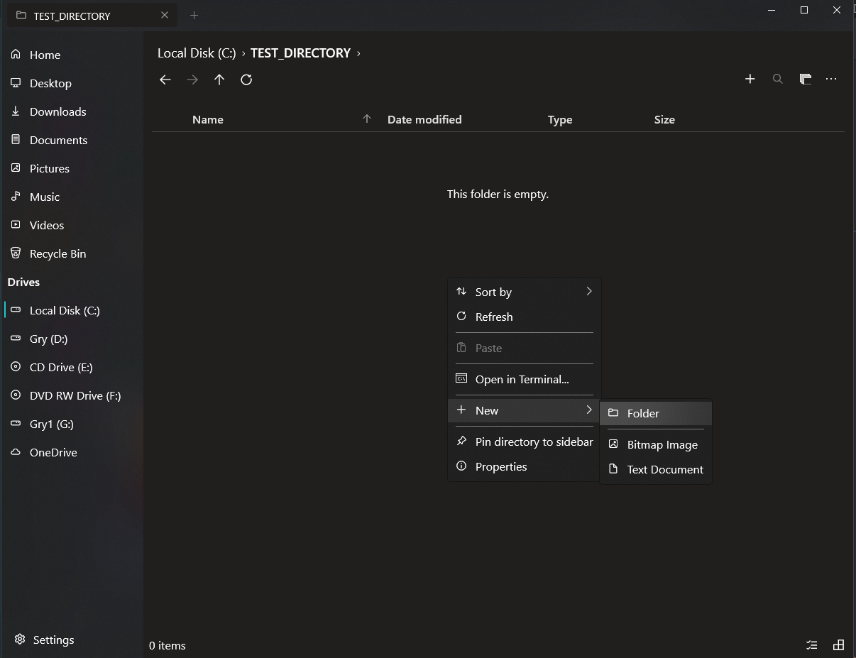 'New Folder' option not obvious at first · Issue #1786 · files ...