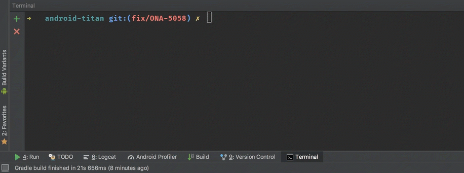 Incorrect caret position inside AndroidStudio terminal for unknown git command · Issue #7096 ...