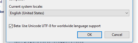 Something wrong with Windows 10 UTF-8 support. · Issue #1986 · cmderdev/cmder · GitHub
