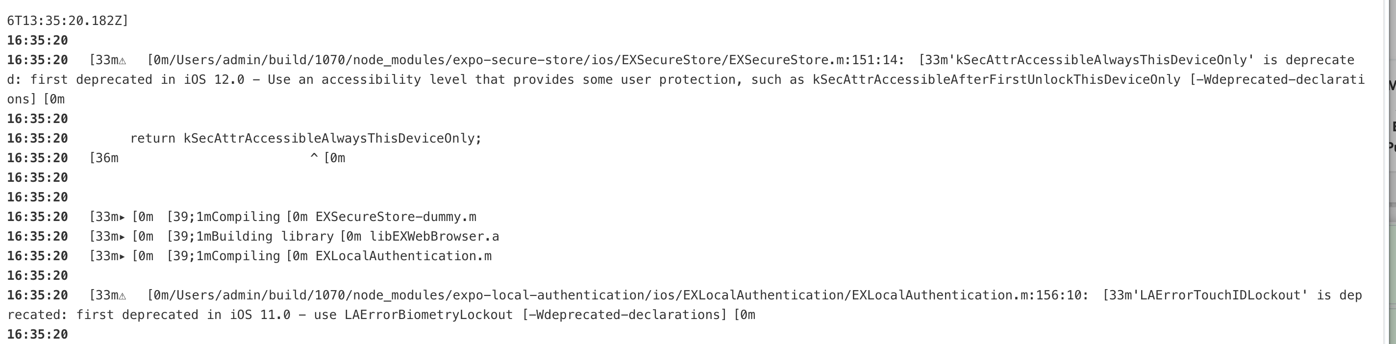 Expo 44 Build Is Failing On Making Ios Simulator · Issue 16943 · Expoexpo · Github