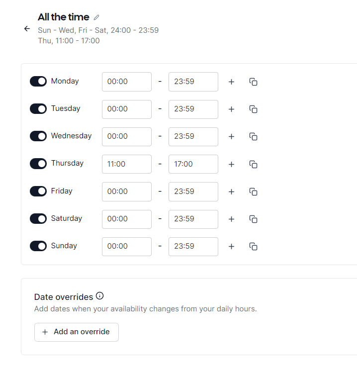 [CAL-1689] Availability & scheduling time options are not accurate for 45 min meetings · Issue ...
