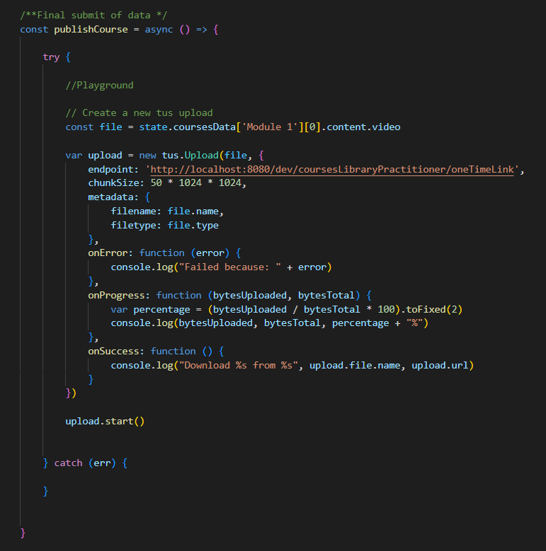 Cloudfront Content creator TUS - Fails after 100% · Issue #472 · tus/tus-js-client · GitHub