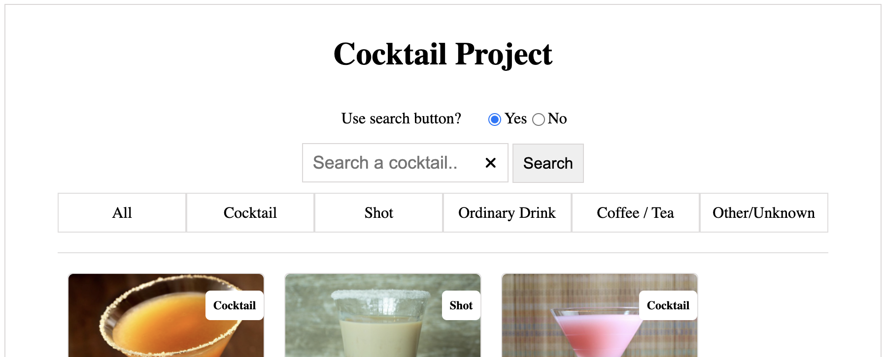 GitHub - agaparkg/cocktails-project-with-data