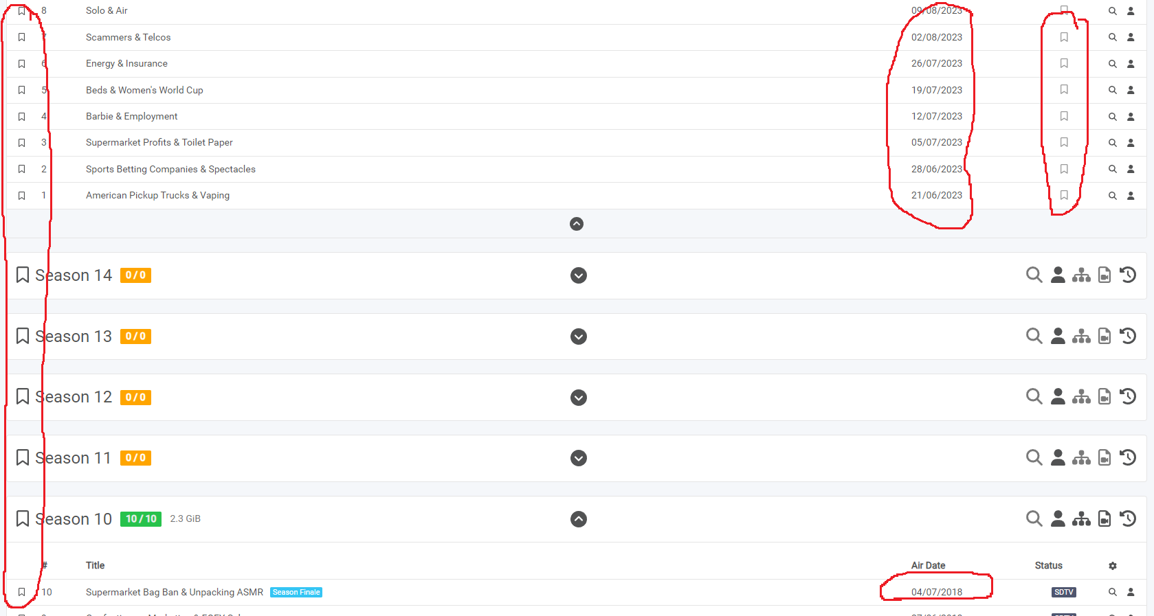 Previous Airing in Series Overview shows incorrect date · Issue #6068 · Sonarr/Sonarr · GitHub