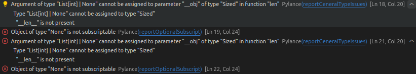 Pylance doesn't recursively evaluate types · Issue #3535 · microsoft/pylance-release · GitHub