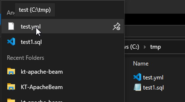 How to successfully pin yml-files to VSCode in Windows taskbar? · Issue #178585 · microsoft ...