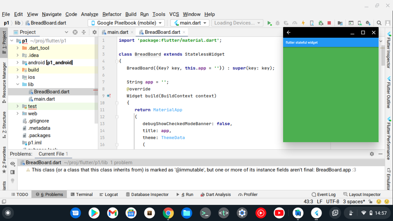 Compile Of Stateless Widget Reports Problem With A Non Final Field But Runs Correctly · Issue