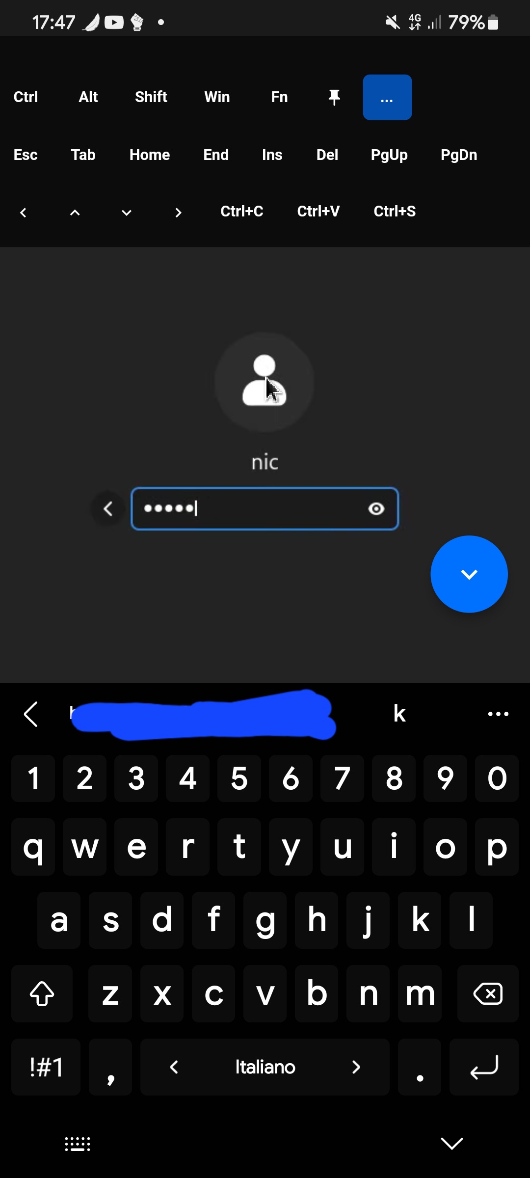 Enter no longer works from android [Gnome Login Screen] (samsung ...