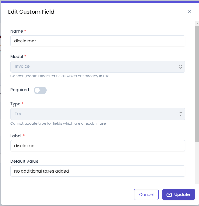 Additional fields for company for client/user · Issue #213 · crater ...
