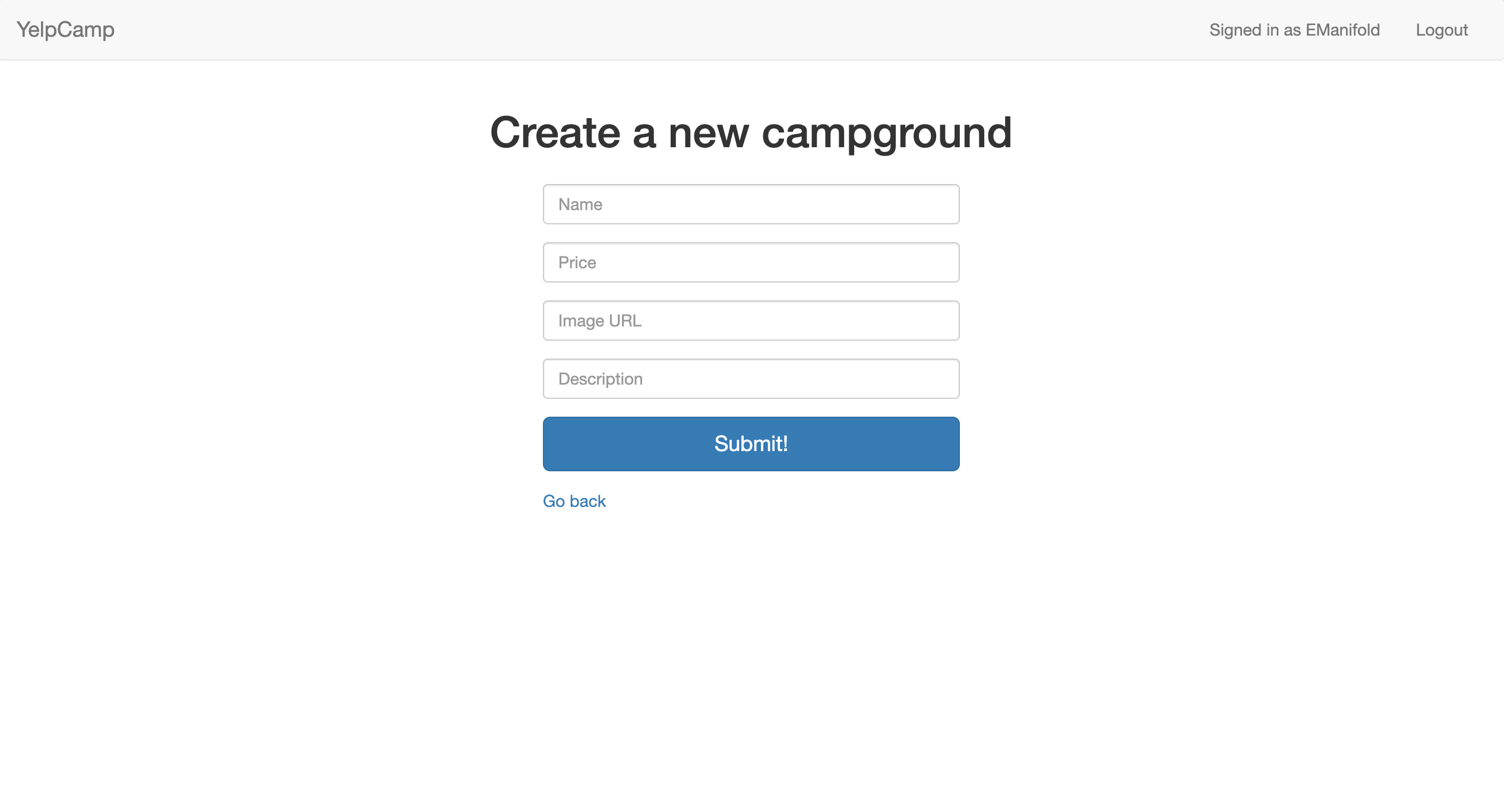GitHub - EManifold/YelpCamp: Introduction to Git