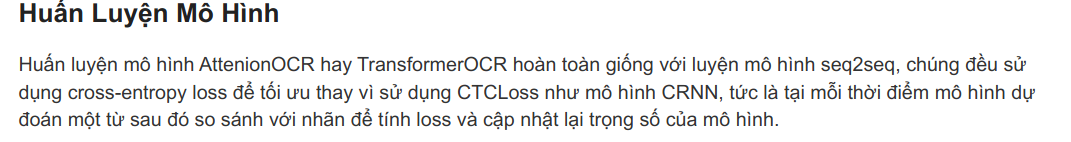 Về kiến trúc transformer · Issue #73 · pbcquoc/vietocr · GitHub
