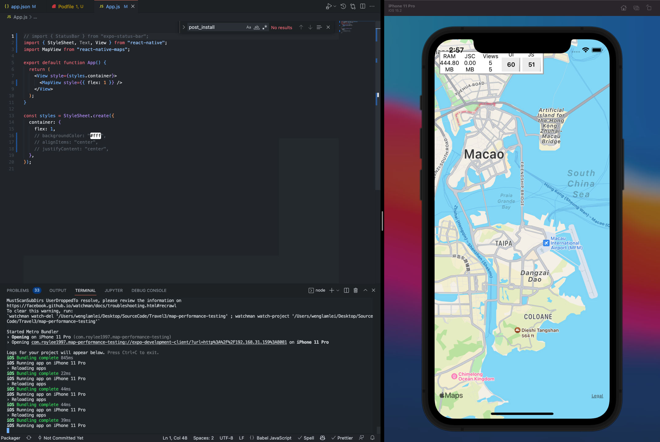 (Expo) Ram memory increased after reload metro · Issue #4318 · react ...