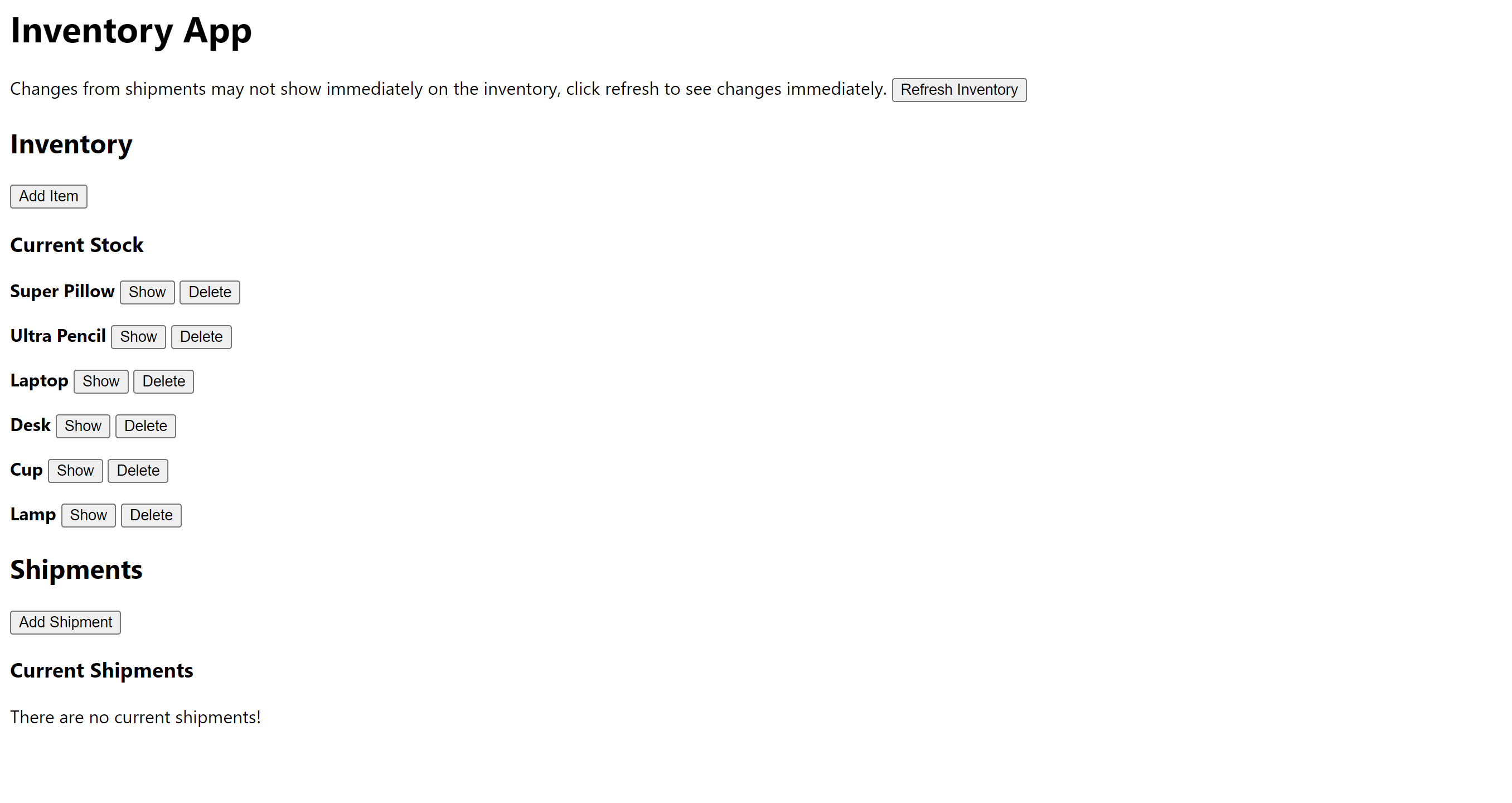 GitHub - S-Makrod/InventoryApp: An inventory app built for the Shopify Backend Intern challenge.