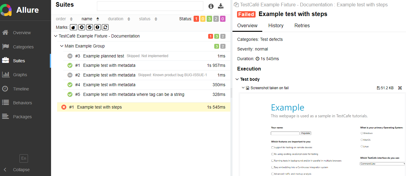 Bug: Test steps are not tracked in the generated report · Issue #268 ...