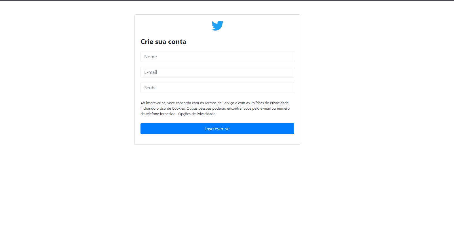 GitHub - emilsonsn/twiter_clone