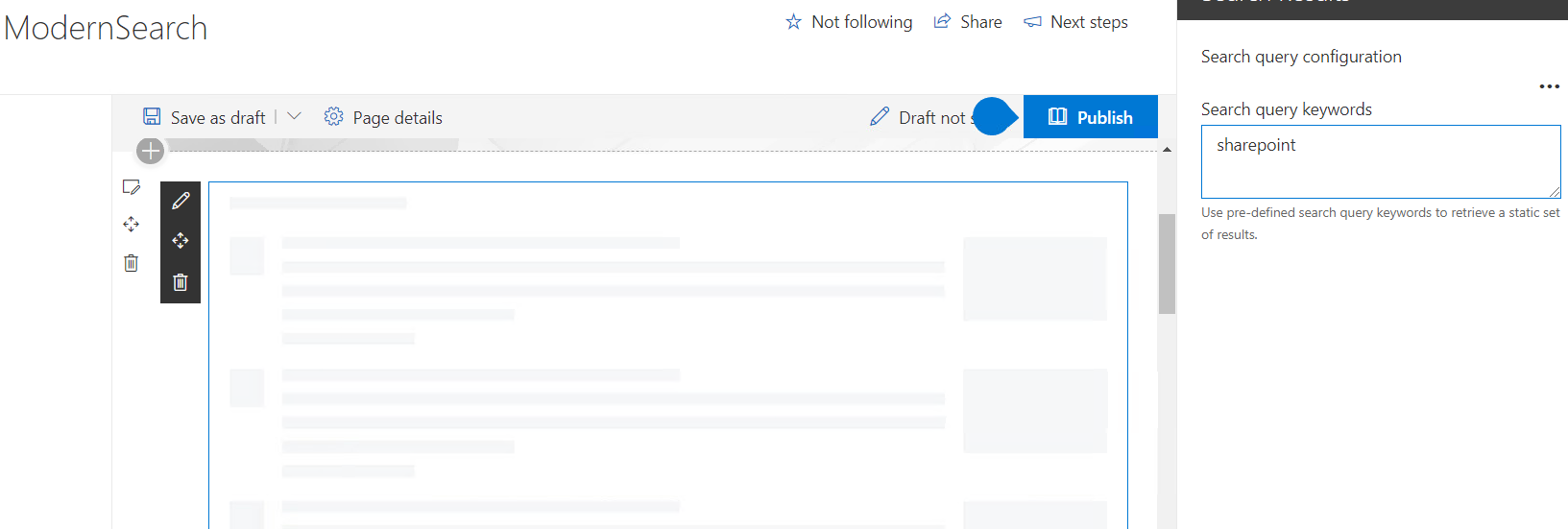 Modern search result spfx webpart result not showing · Issue #228 · pnp/sp-dev-solutions · GitHub