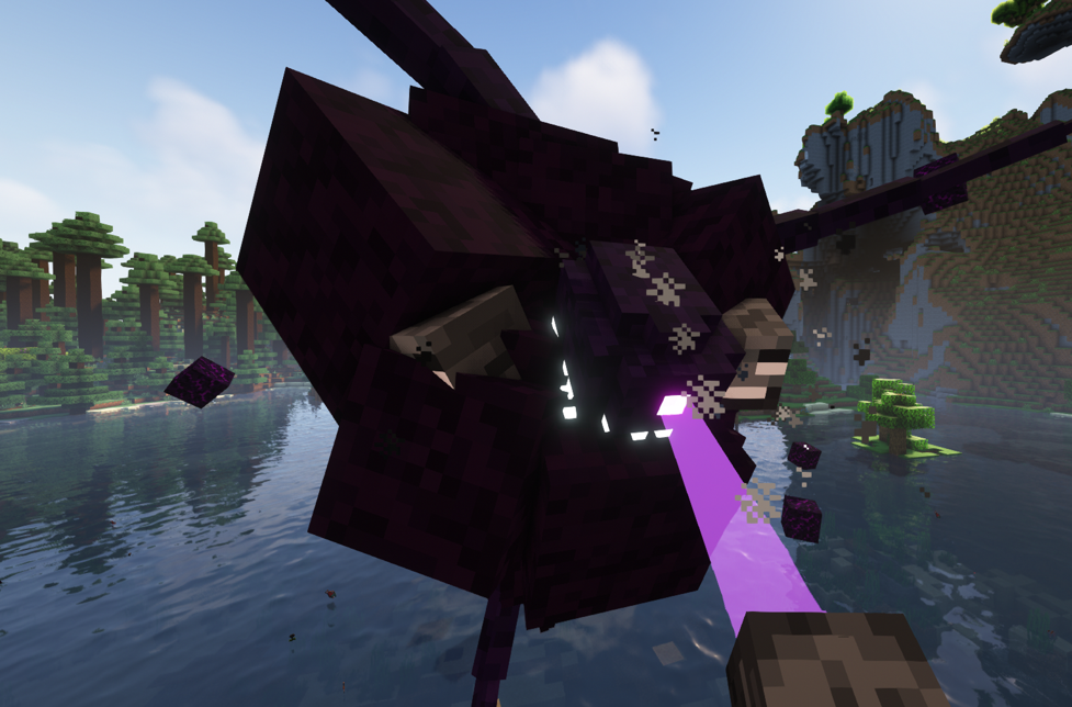 [Bug]: Wither Storm body turns red when hitting it while having shaders ...