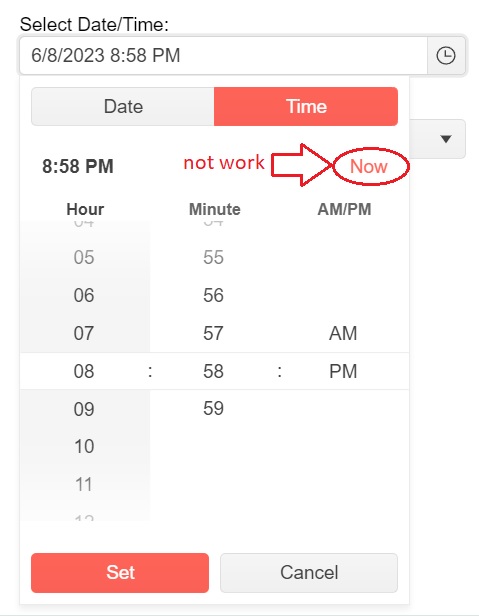 DateTimePicker time now button does not work · Issue #7371 · telerik/kendo-ui-core · GitHub