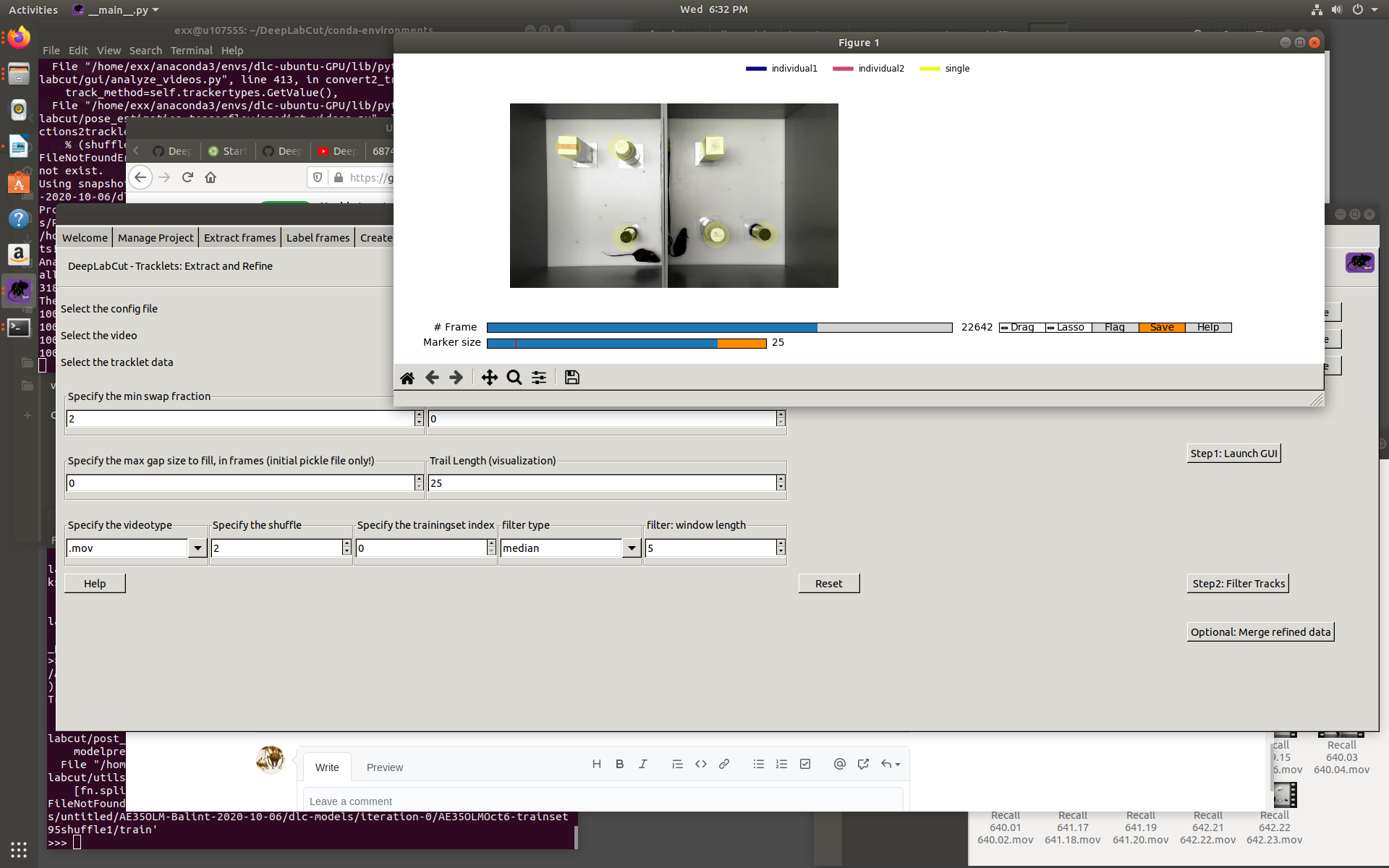 Unable to extract/refine tracklets, output h5 file contains all nan · Issue #949 · DeepLabCut ...