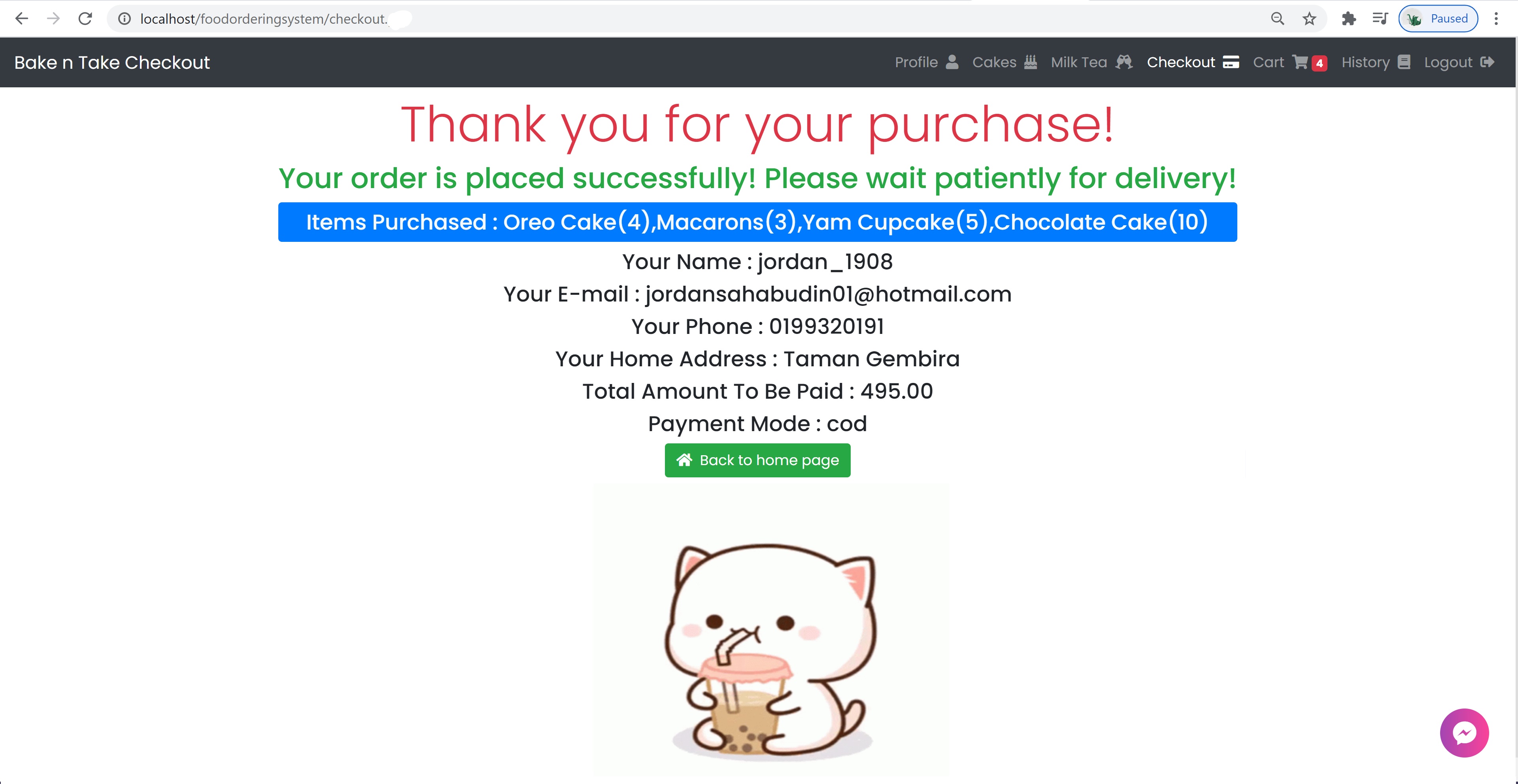 Github Ritendra97 Online Food Ordering System It Is An E Commerce Food Ordering System For
