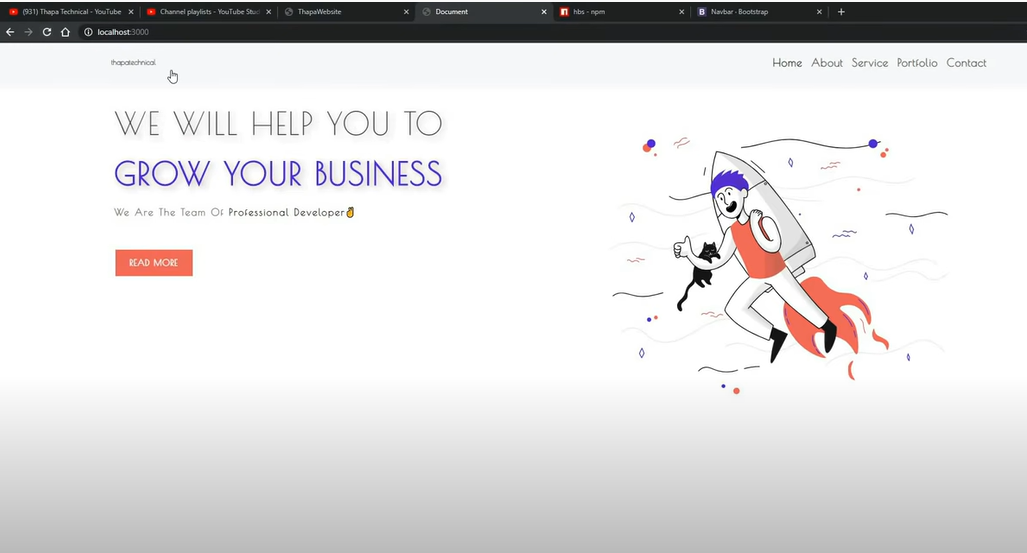 GitHub - ritendra97/Dynamin_Website: In this project I have created a Complete Responsive ...