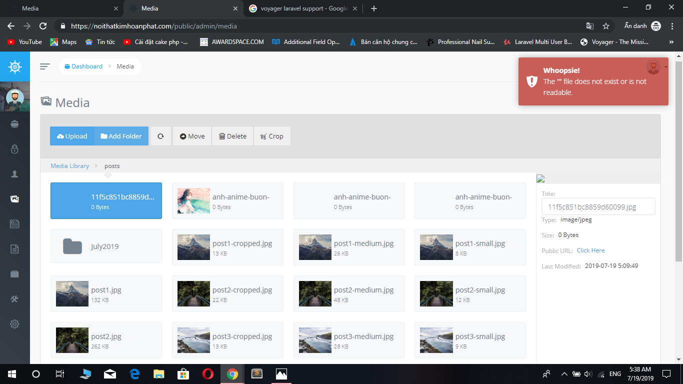 [bug] · Issue 4273 · Thedevdojo Voyager · Github