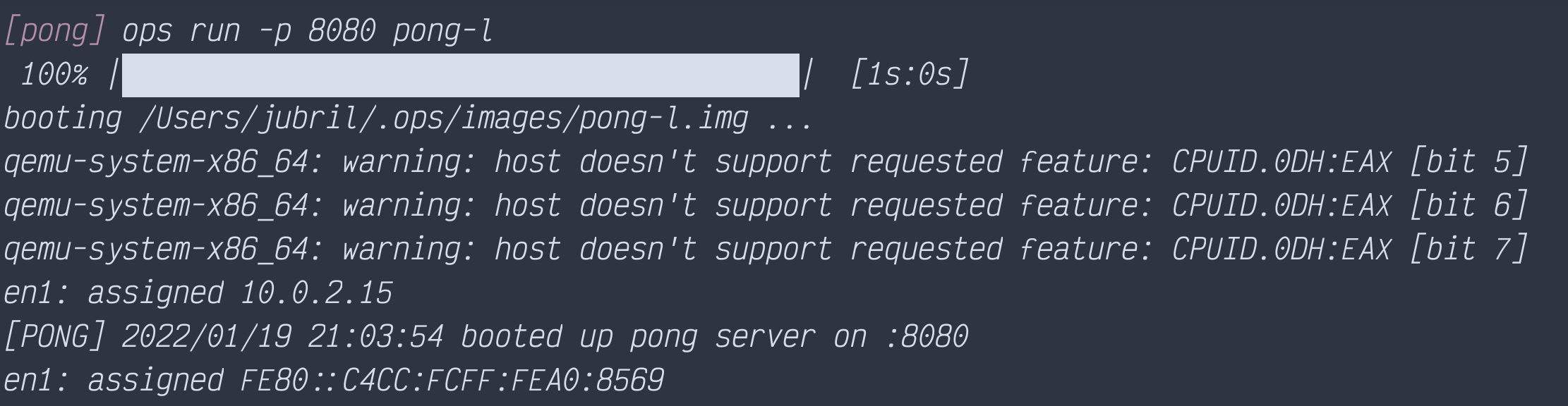 Ports not being exposed · Issue #1232 · nanovms/ops · GitHub