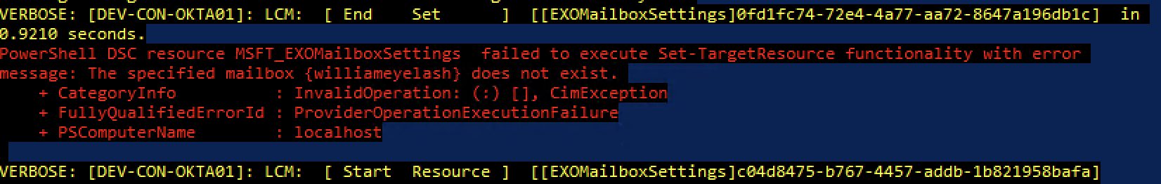 The SendConfigurationApply function did not succeed · Issue #2224 · microsoft/Microsoft365DSC ...