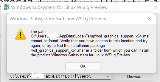 Wsl 2 Update Error 0x80070643 Wsl 2 Cannot Be Deleted · Issue 7287 · Microsoftwsl · Github