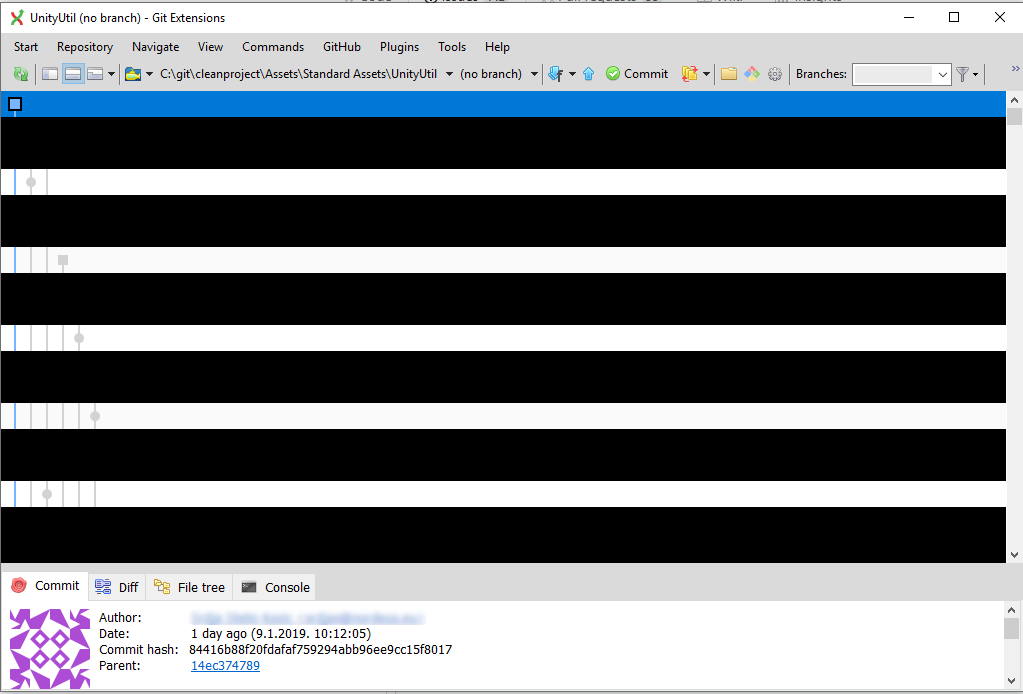 Corrupted Commit Log View after scrolling · Issue #6082 · gitextensions/gitextensions · GitHub