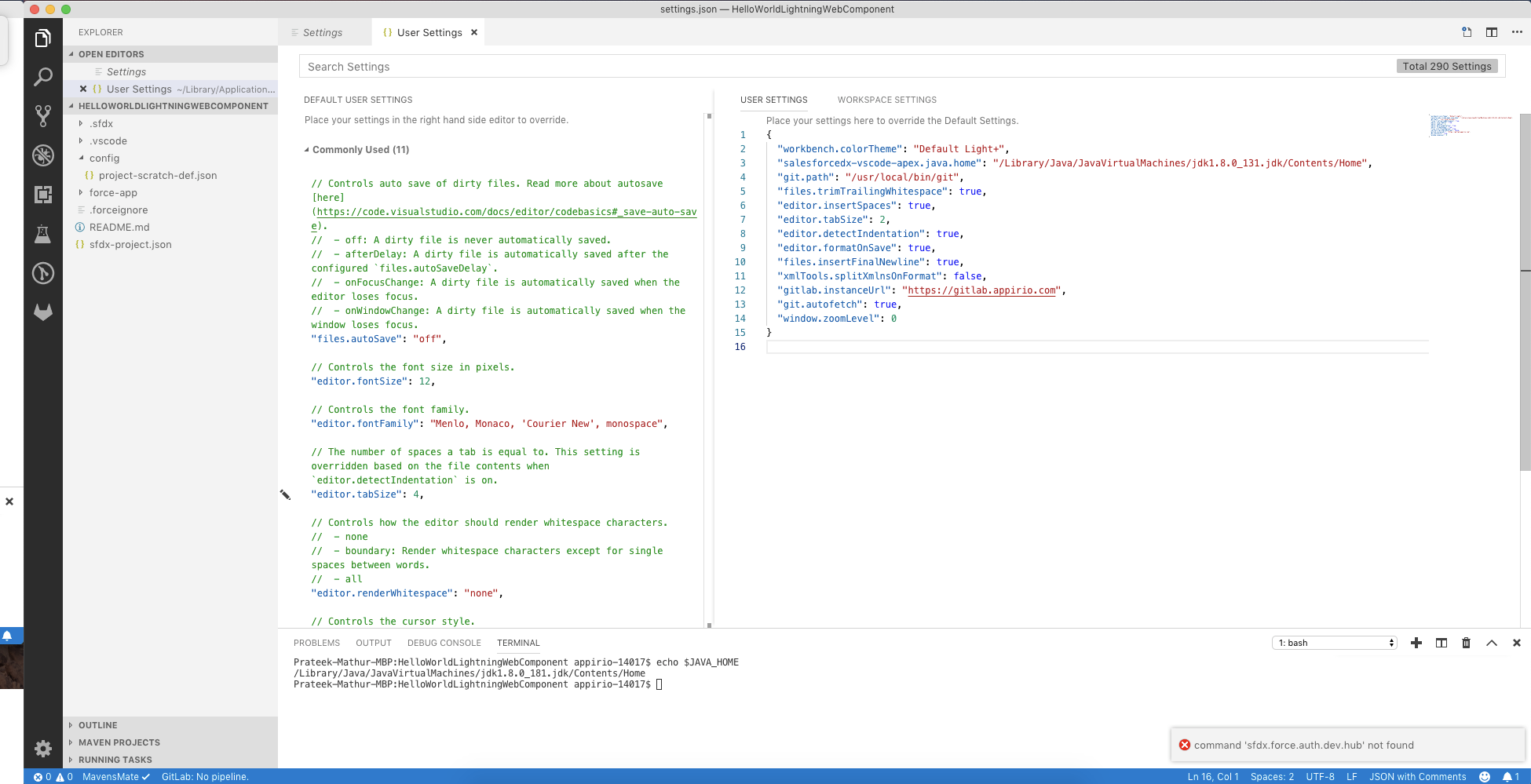 command 'sfdx.force.auth.dev.hub' not found (Other commands fail too) · Issue #742 · forcedotcom ...