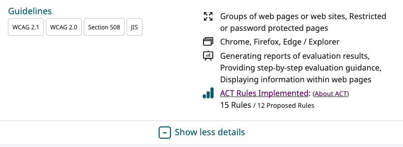 Update how ACT reports are listed · Issue #77 · w3c/wai-evaluation-tools-list · GitHub