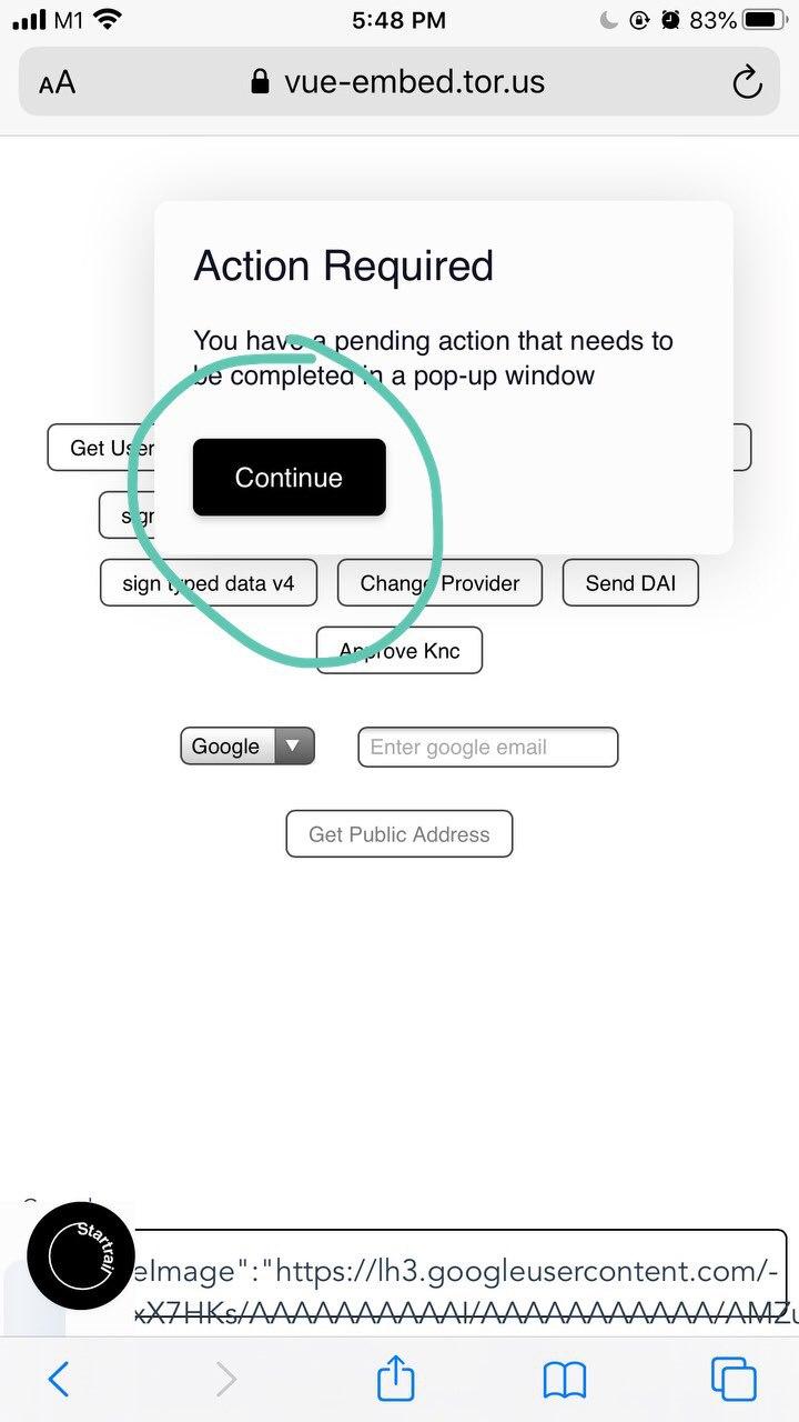 [vue-embed] Update copywriting · Issue #210 · torusresearch/torus-embed · GitHub