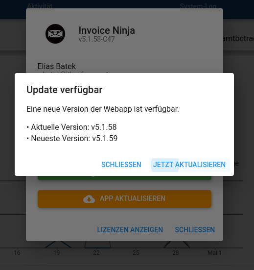 Updater causes app to hang · Issue #5593 · invoiceninja/invoiceninja · GitHub