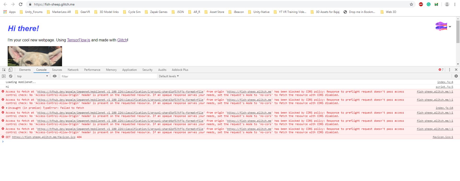 Cors Policy Issue Tensorflowjs Teacheable Machine Learning Algorithm · Issue 1790