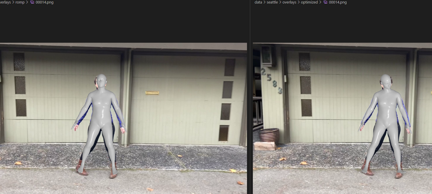 Some confusion about the smpl results in the preprocessing · Issue #17 · apple/ml-neuman · GitHub