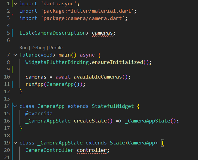 [camera] README examples need to be updated · Issue #84850 · flutter/flutter · GitHub