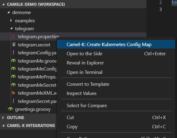 Handle deployment of integration with configuration via ConfigMap or Secret · Issue #53 · camel ...