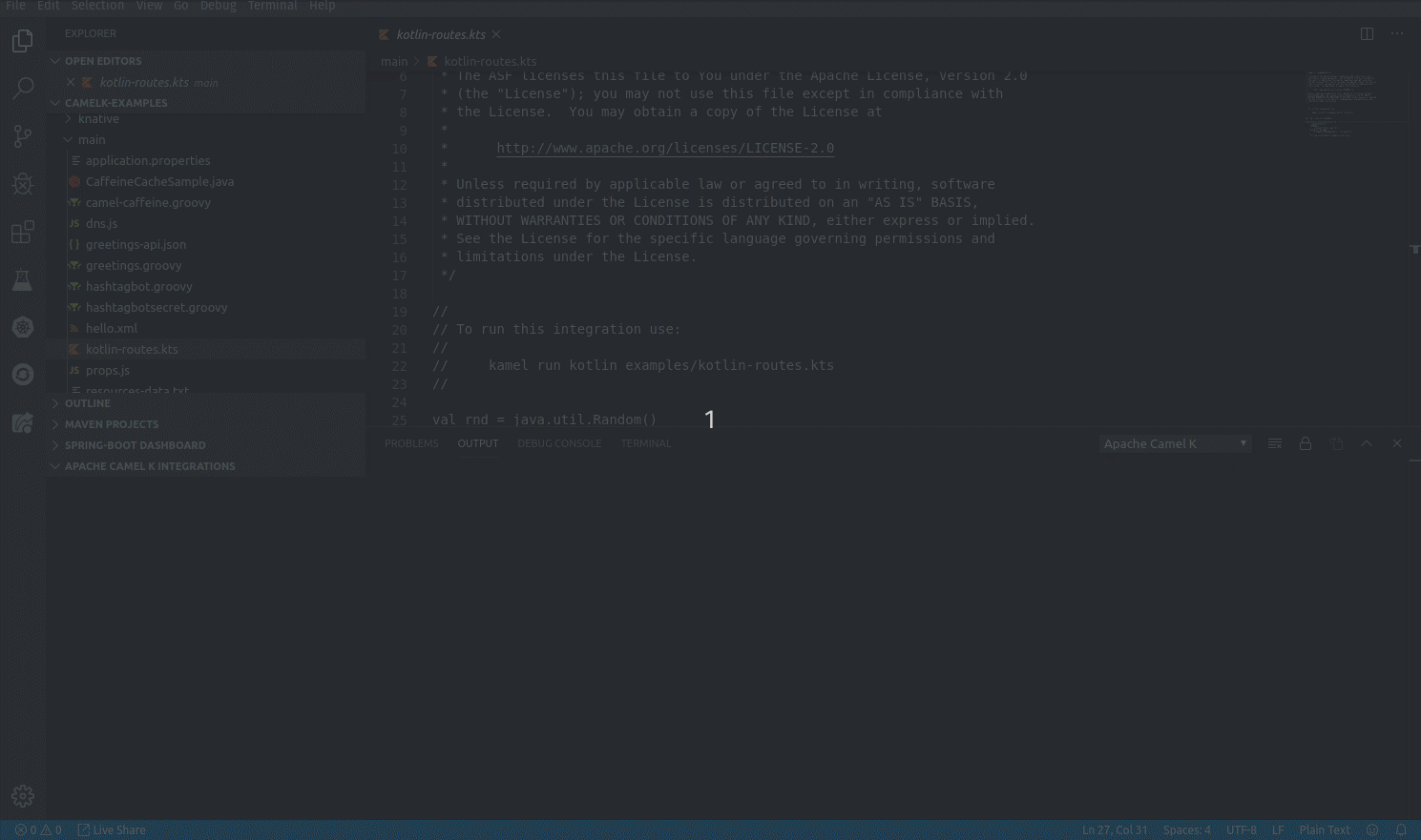 Address delay between starting integration and following log · Issue #143 · camel-tooling/vscode ...