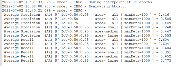 The training results of tood cannot be reproduced on single GPU · Issue #8290 · open-mmlab ...