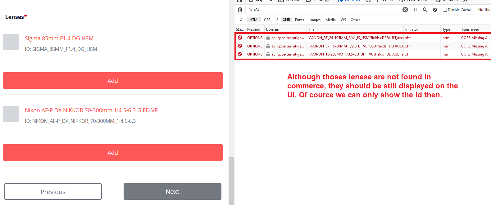 In Case The Corresponding Commerce Product Is Not Found Still Show Product Id Retuned From Cpq 