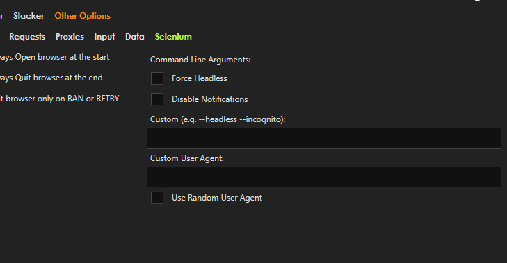 [REQUEST] Improve selenium mode: generating User agent · Issue #681 · openbullet/openbullet · GitHub
