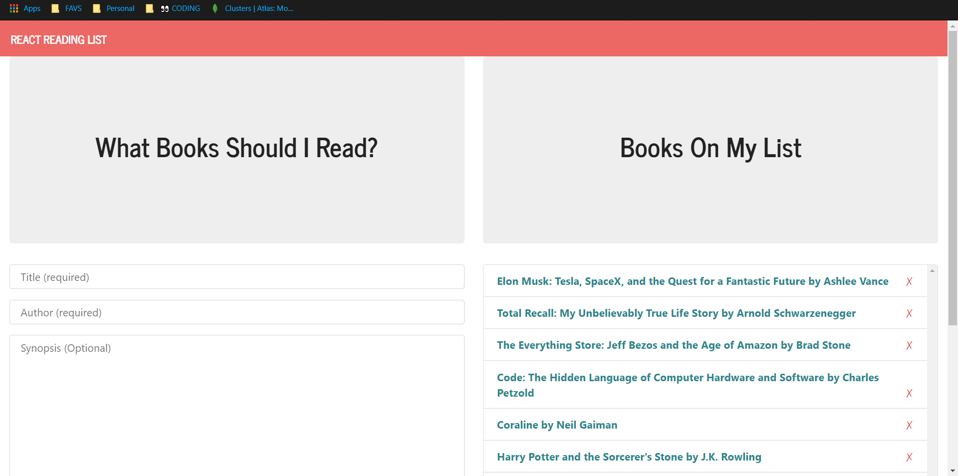 GitHub - wferebee/MERN_STACK_Mongodb-Atlas_Reading_List