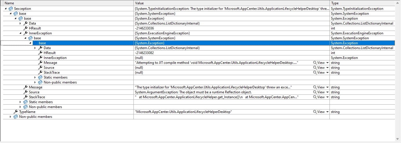 RC3 iOS AppCenter Dependency on System.Windows.Forms 4.0.0 crashes App ...