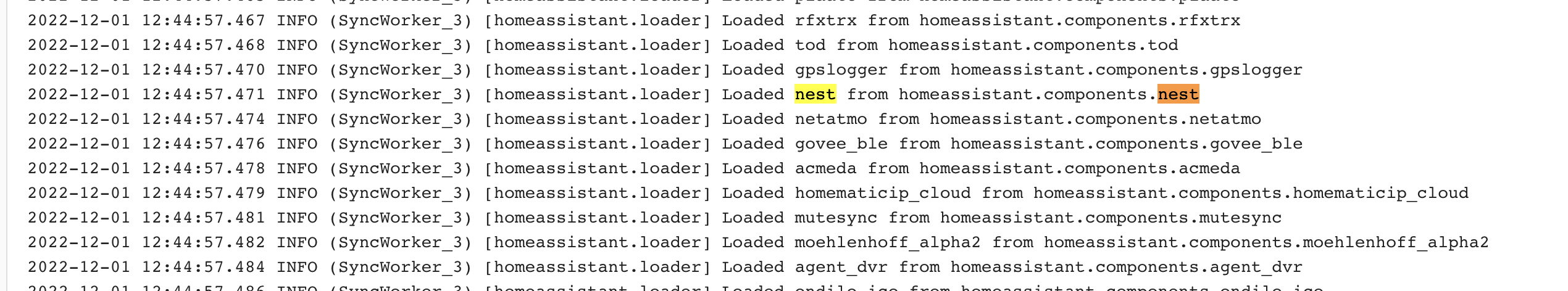 Nest integration is timing out · Issue #82949 · home-assistant/core · GitHub